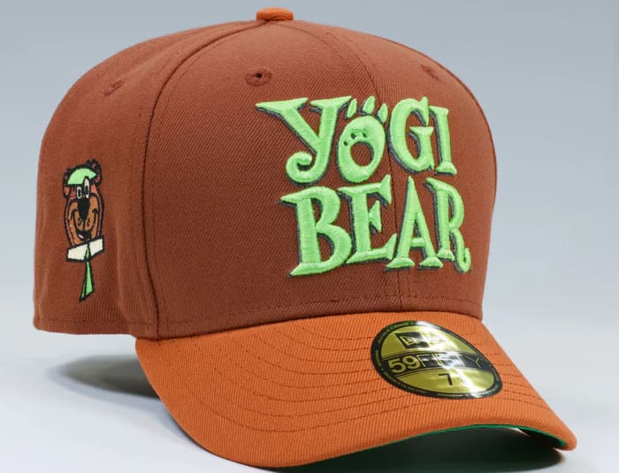 Yogi Bear Cinnamon Graham Oxidized Rust 59Fifty Fitted Hat by Hanna ...