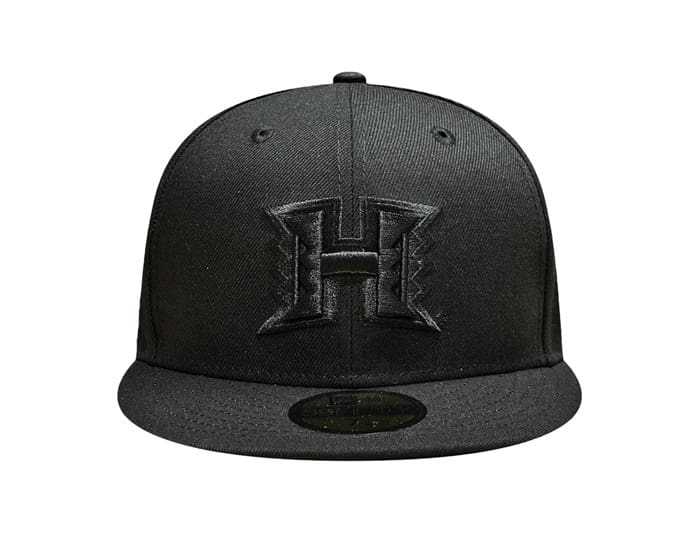 UH Black Black 59Fifty Fitted Hat by Fitted Hawaii x New Era | Strictly ...