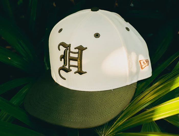 H Pride Chrome Olive 59Fifty Fitted Hat by Fitted Hawaii x New Era ...