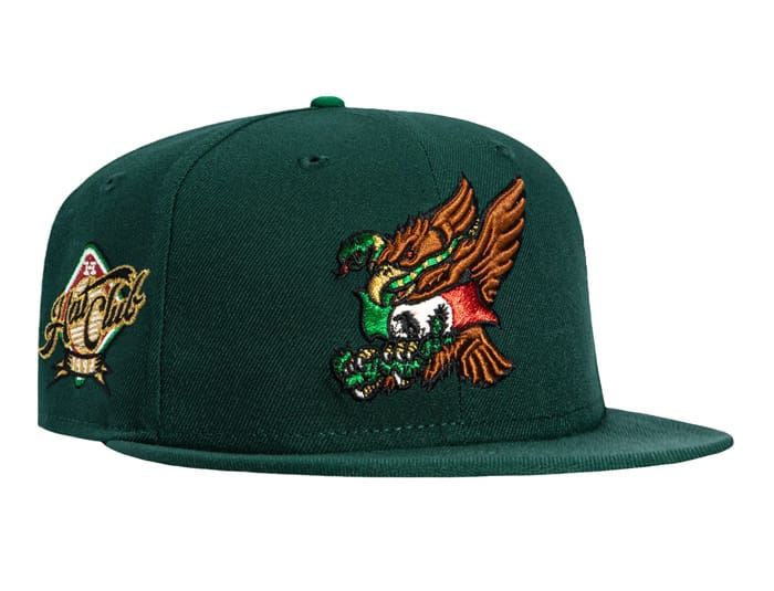 Mexico Eagle 1992 Green 59Fifty Fitted Hat by Hat Club x New Era ...