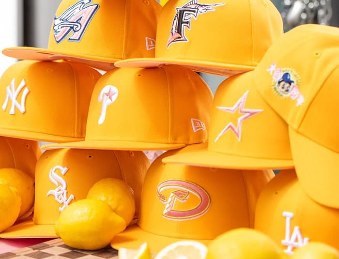 Hat Club Pink Lemonade 2026 59Fifty Fitted Hat Collection by MLB x New ...